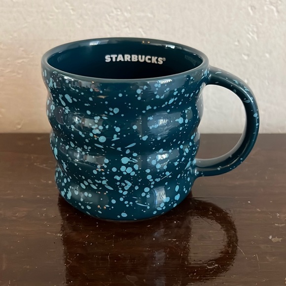 Starbucks | Dining | Starbucks Mug Dark Blue And Subzero Splatter Blue ...